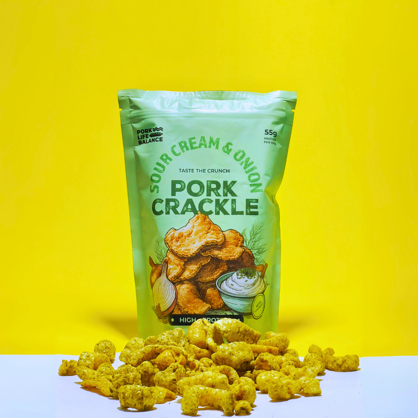 Buy Sour Cream & Onion Pork Crackle | Keto-Friendly & Crunchy Snack ...